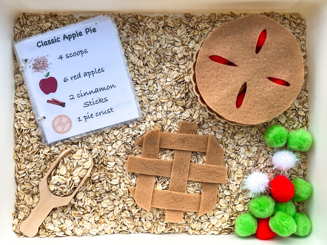 Apple Pie Sensory Bin KIT - Etsy