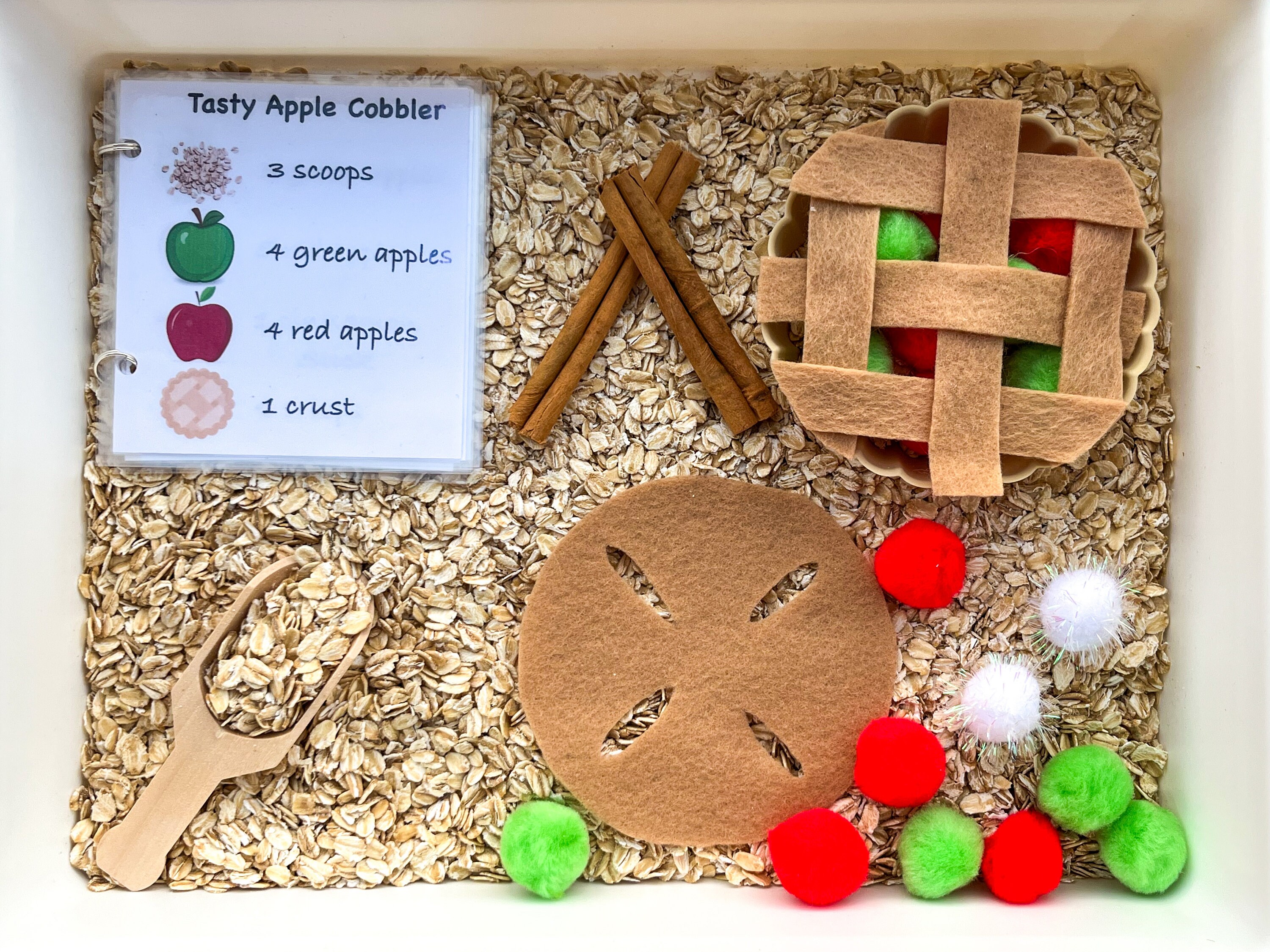 Apple Pie Sensory Bin KIT - Etsy