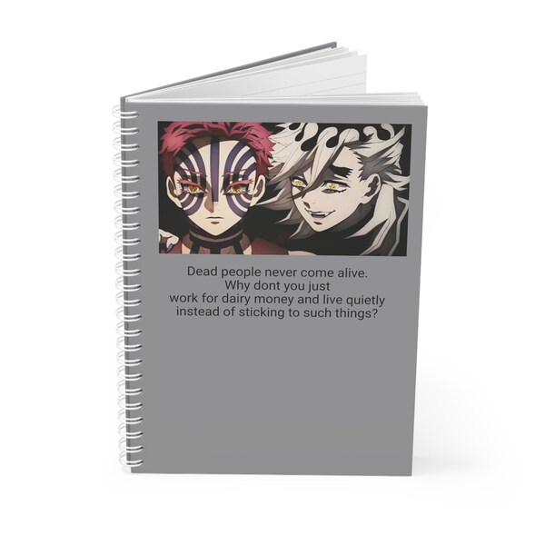 Demon Slayer Journal - Etsy