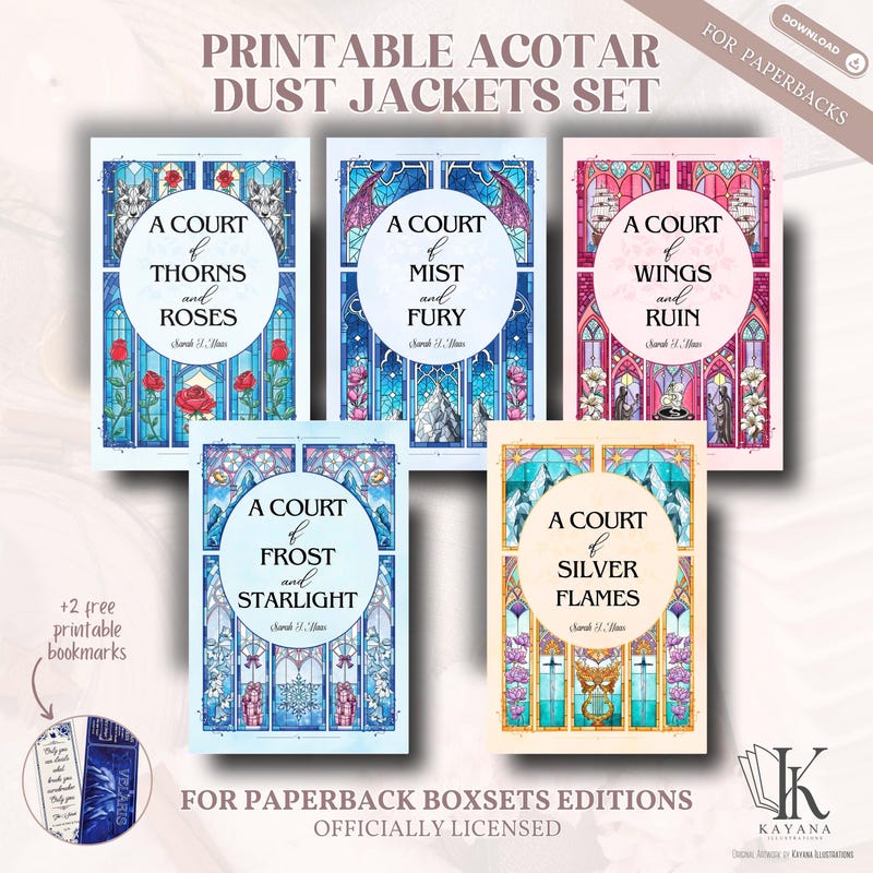 Dust Jacket Acotar - Etsy