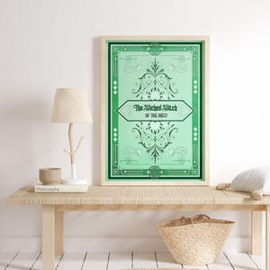 Wicked Witch of the West Printable Poster Grimoire-style Elphaba Print ...