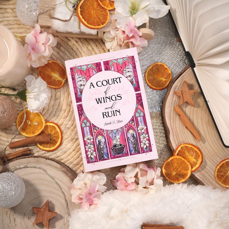 ACOTAR Stained Glass Book Covers: A Court of Thorns and Roses (digital ...