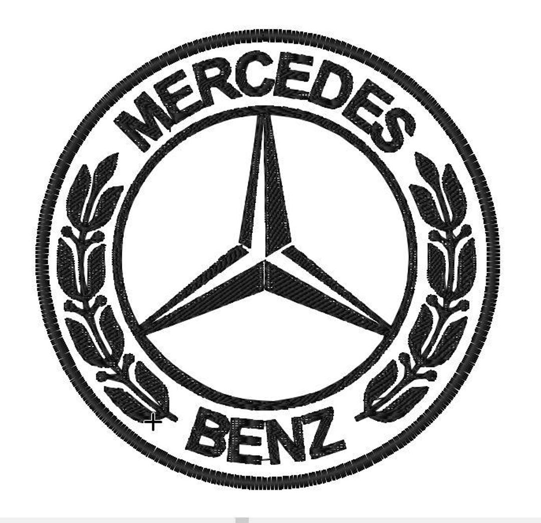 Mercedes Embroidery Design Digital Download - Etsy