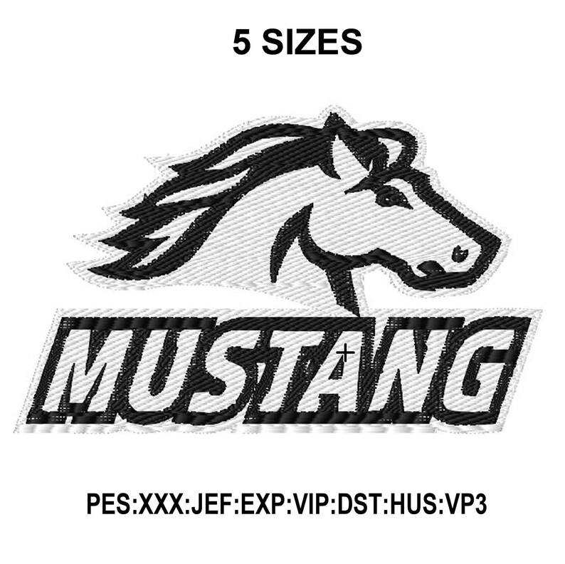 Muscle Car Logo Digitized Machine Embroidery Design - Etsy