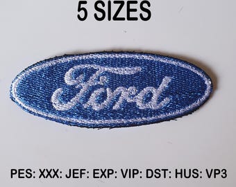 Ford Logo Machine Embroidery Design for Digital Download - Etsy