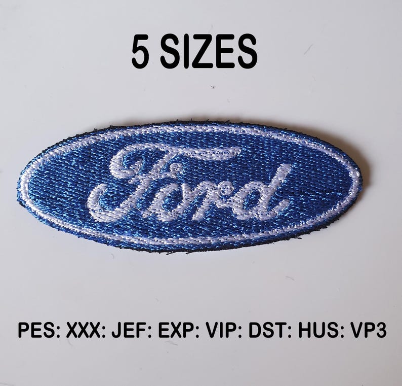 Ford Logo Machine Embroidery Design for Digital Download - Etsy