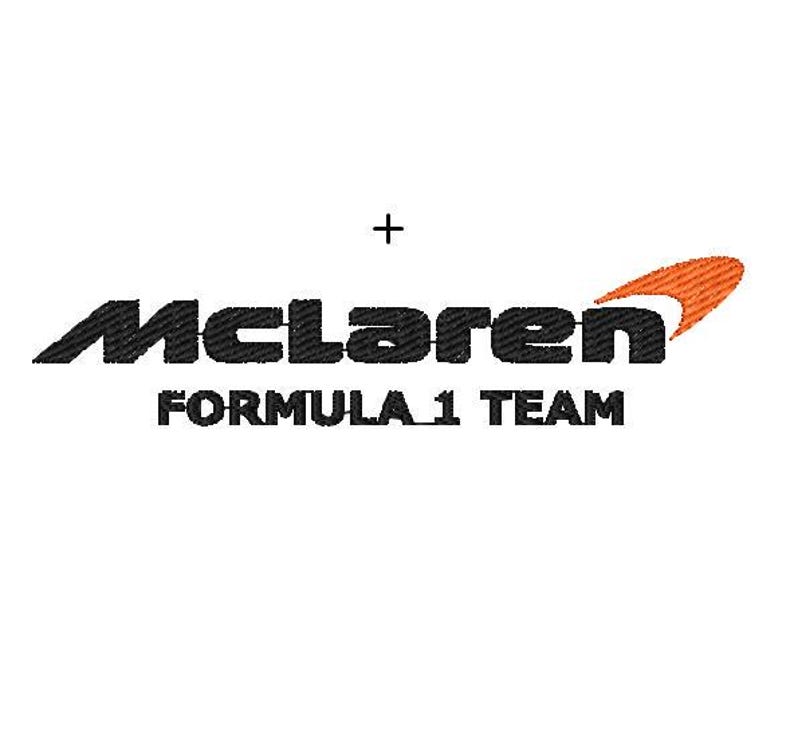 Mclaren F1 Machine Embroidery Design - Etsy