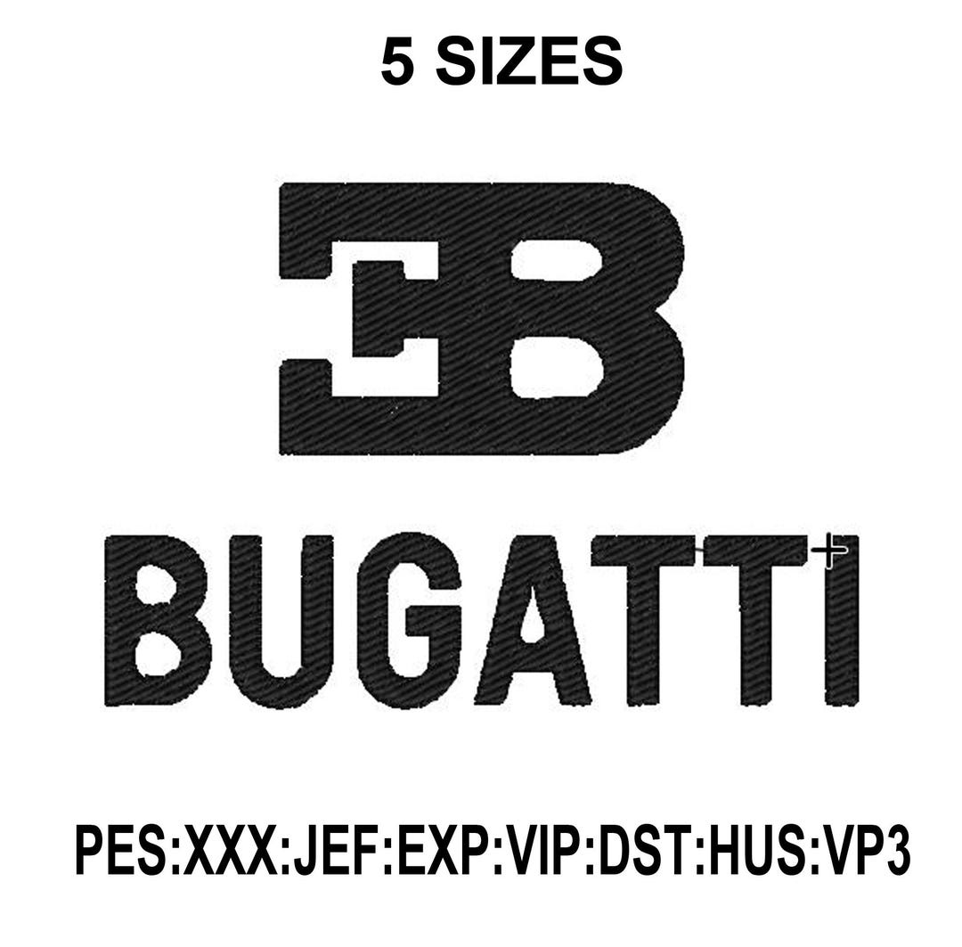 Bugatti Digitized Machine Embroidery Design for Digital Download - Etsy