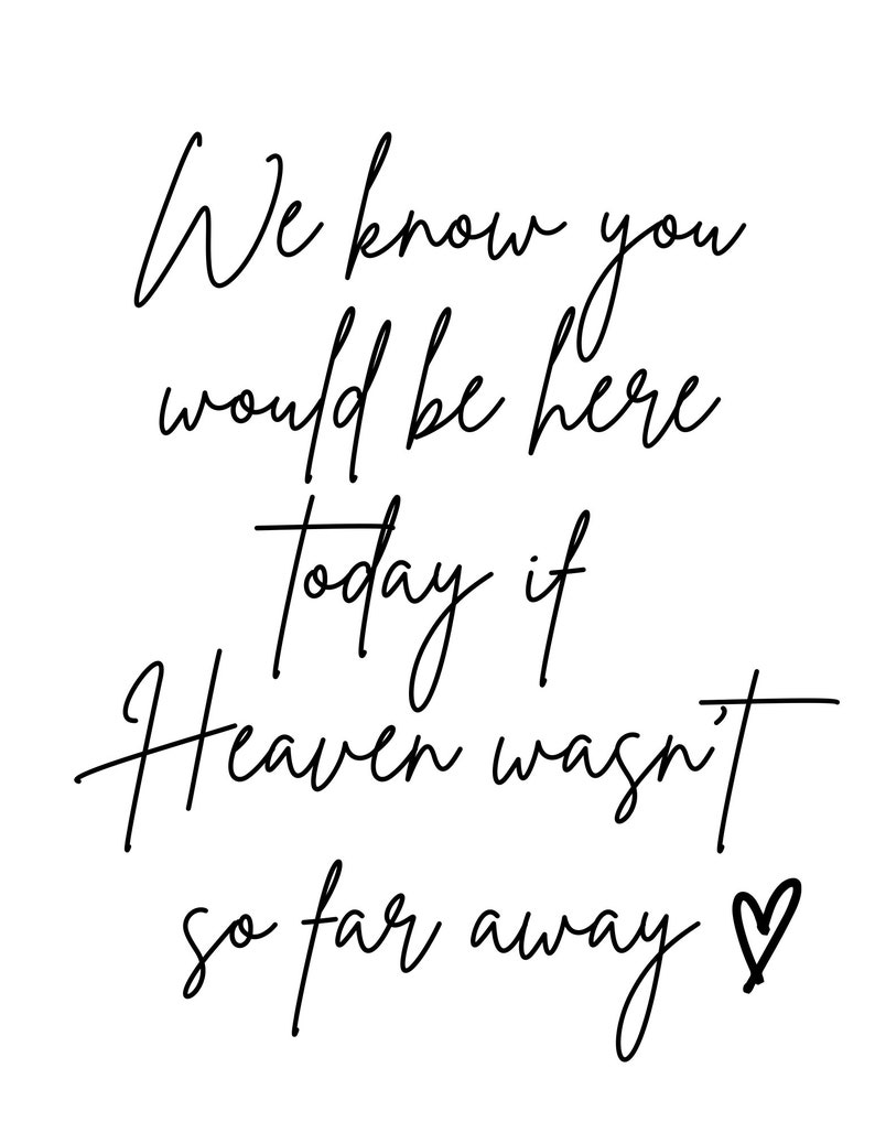 Heaven Wedding Signage - Etsy