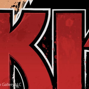 KISS Complete Kisstory Art Giclee' by David E. Wilkinson - Etsy