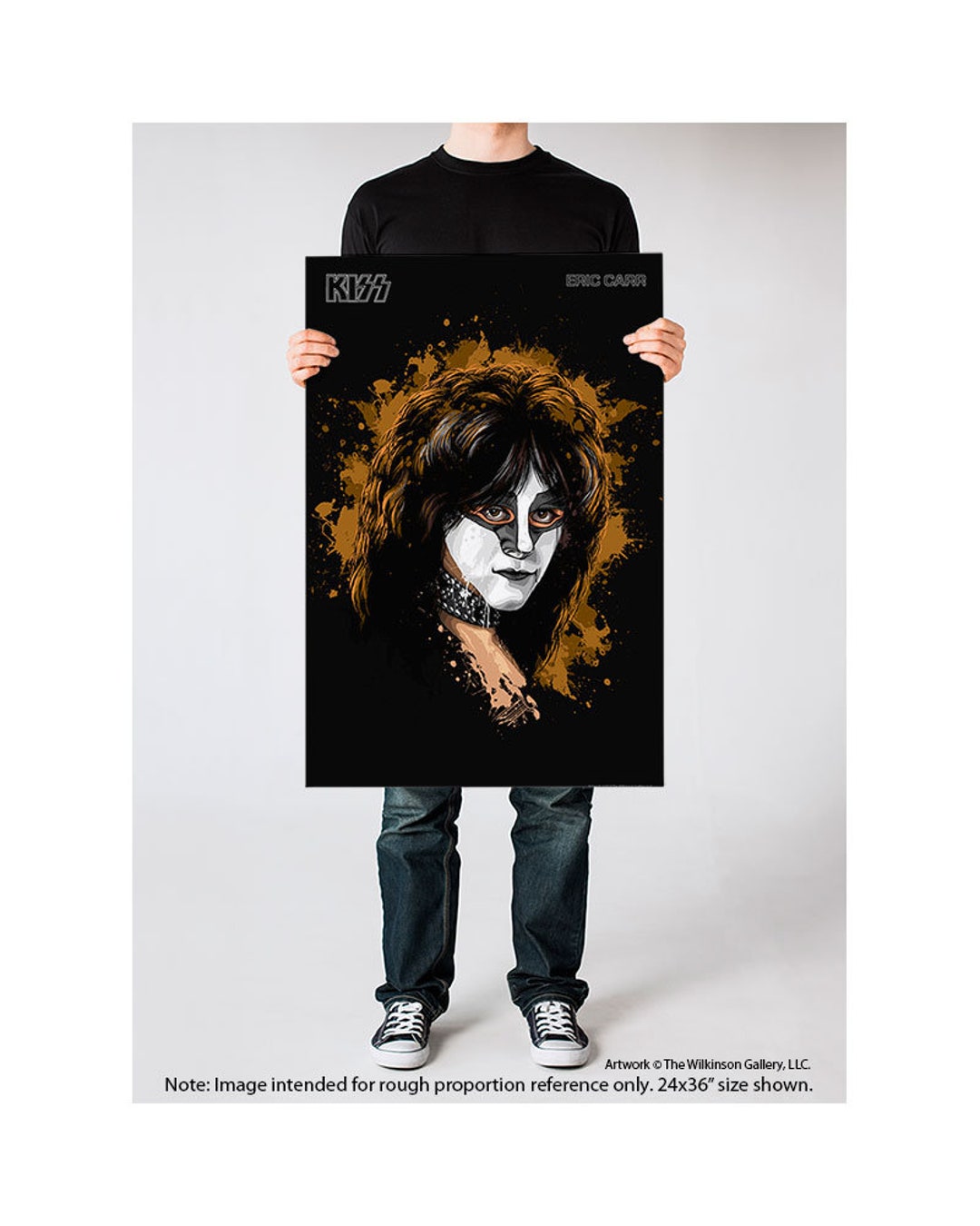 Eric Carr "the Fox" Large Format Giclee’ - Etsy