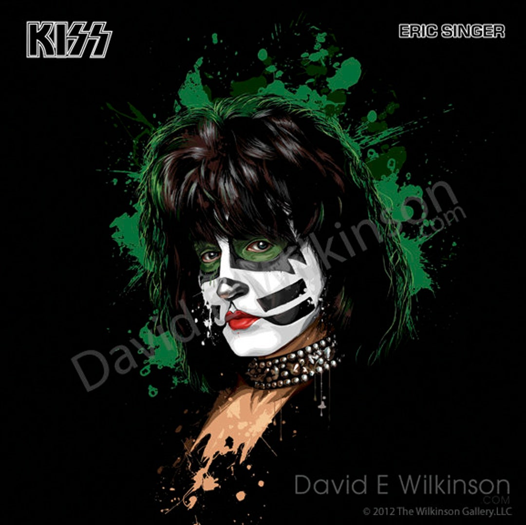 KISS Eric Singer Art Giclee' by David E. Wilkinson - Etsy