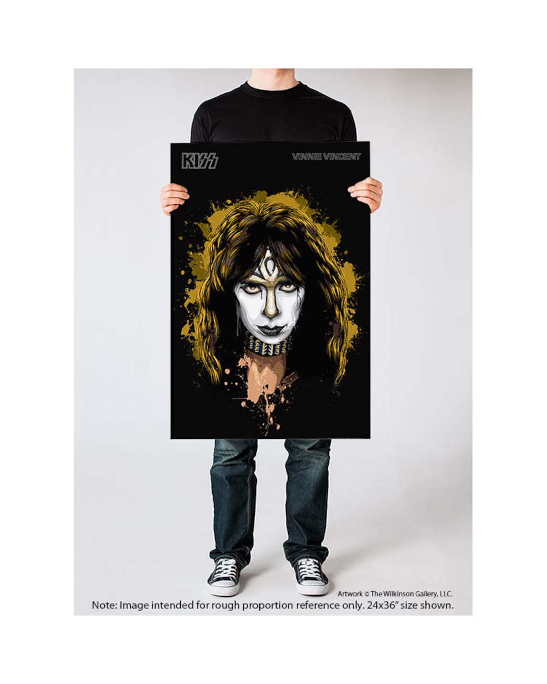 Vinnie Vincent "the Ankh Warrior" Large Format Giclee’ - Etsy