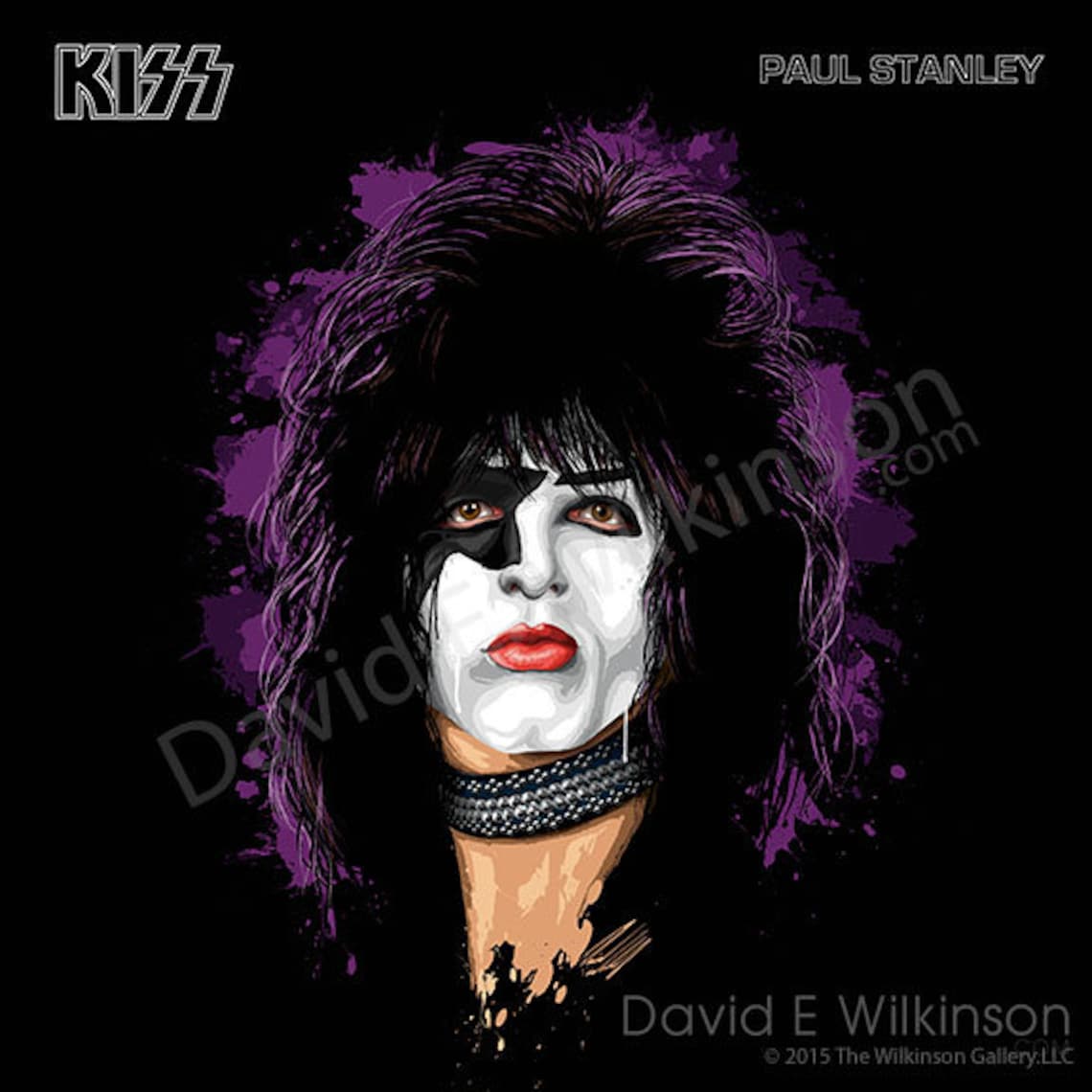 KISS Paul Stanley "the Starchild" [vintage] Art Giclee' by David E ...