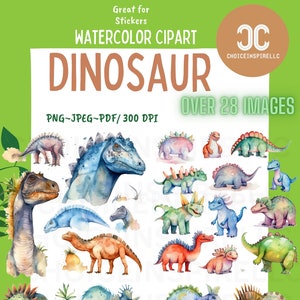 Watercolor Dinosaur Clipart Png Animals Png Craft Png Kids Dino Png ...