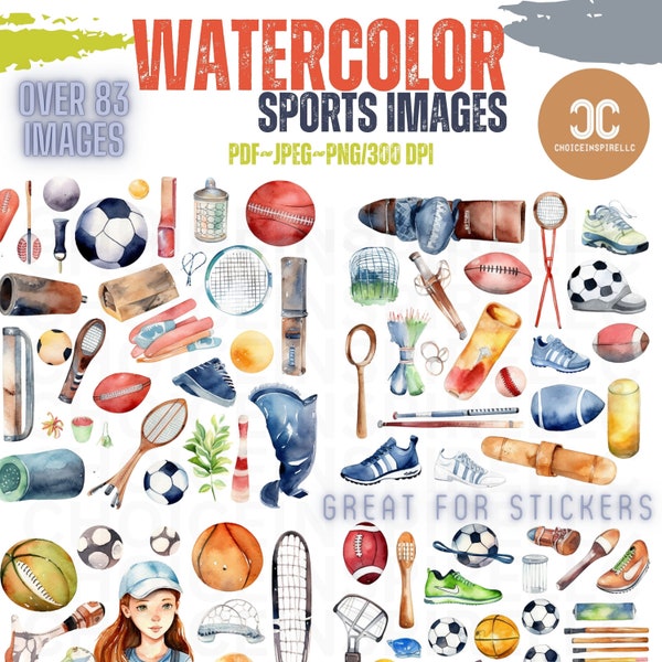 Sports Clip Art - Etsy