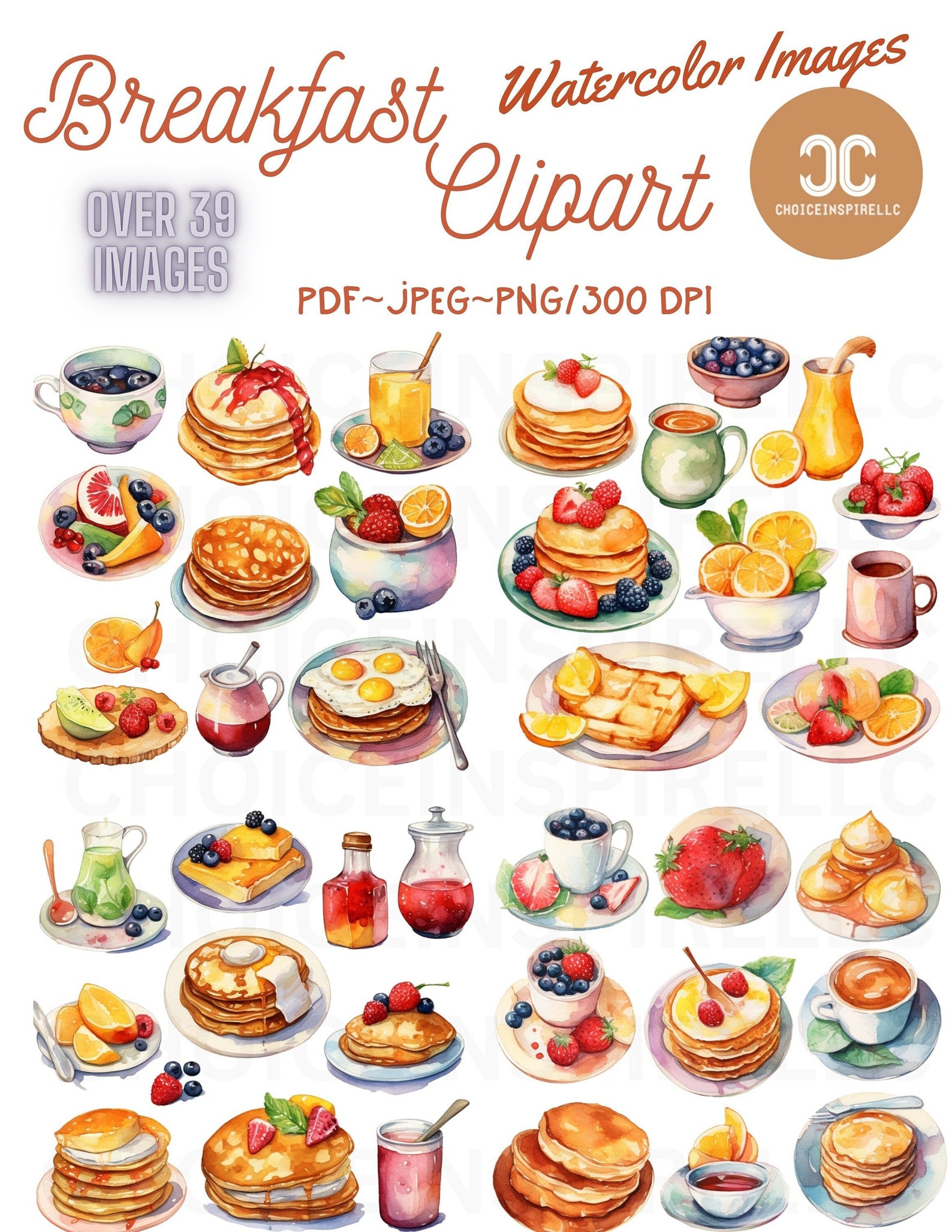Watercolor Breakfast Clipart Png-eating Images Png Craft Png Watercolor ...