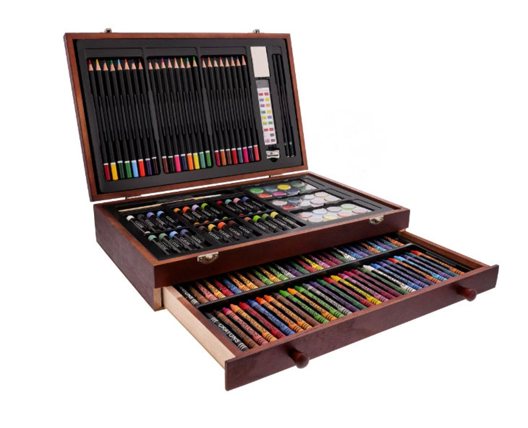 U.S. Art Supply 143-piece Mega Wood Box Art Painting - Etsy