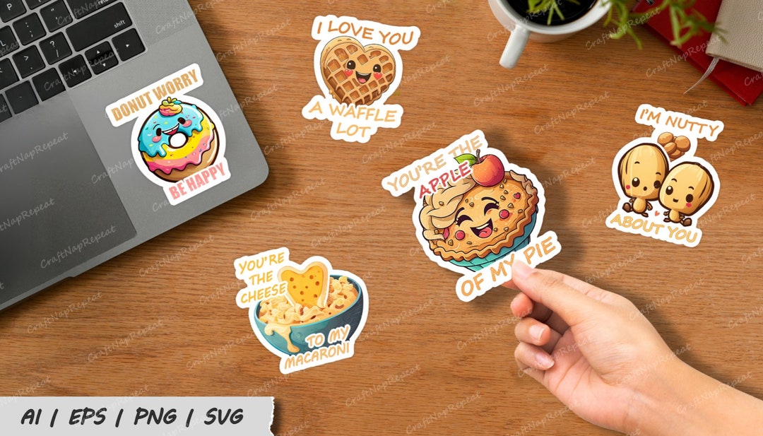 Sticker Frenzy: Playful Puns and Whimsical Designs to Make You Smile ...