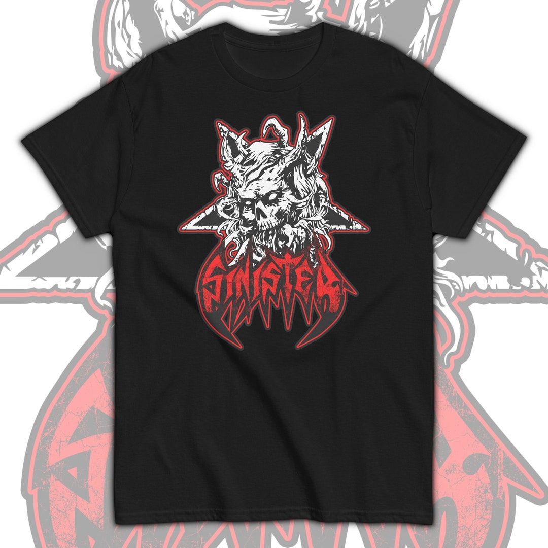 Sinister Band Premium Cotton T-shit Death Metal T-shirt - Etsy