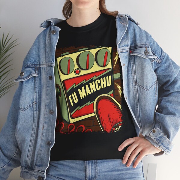 Fu Manchu Shirt - Etsy