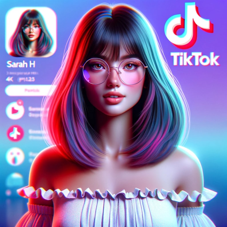 Customized Social 3D Avatar Background Social Media Thumbnail & Avatar ...