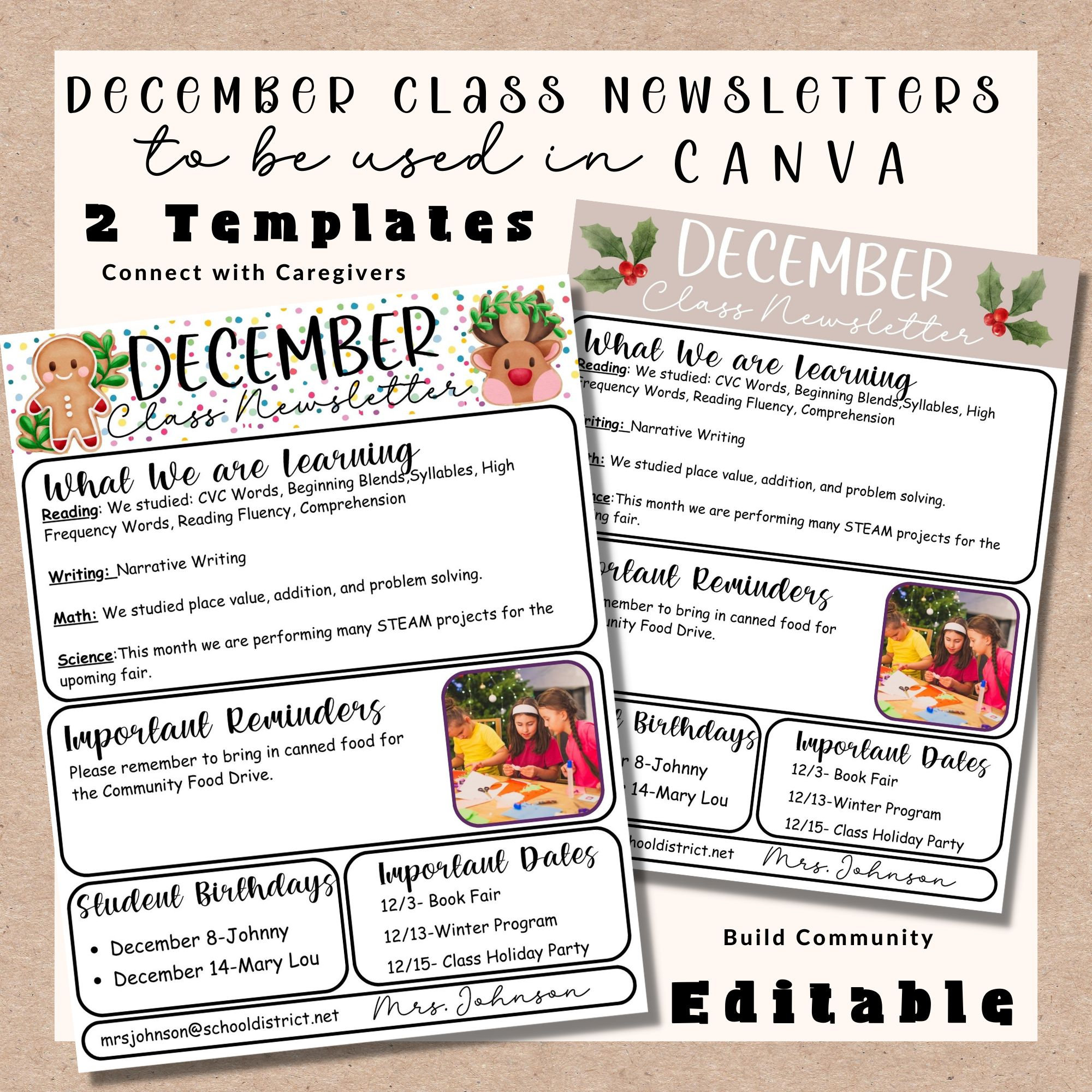 December Newsletter Ideas