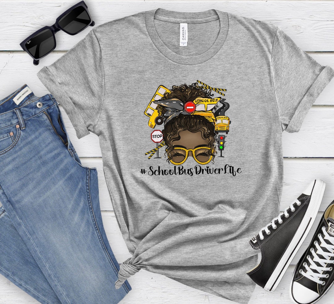 School Bus Driver Shirt,funny T-shirt for Bus Driver,appreciation Gift ...