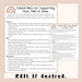 Parent Teacher Conference Printable Editable Template, Classroom Class ...