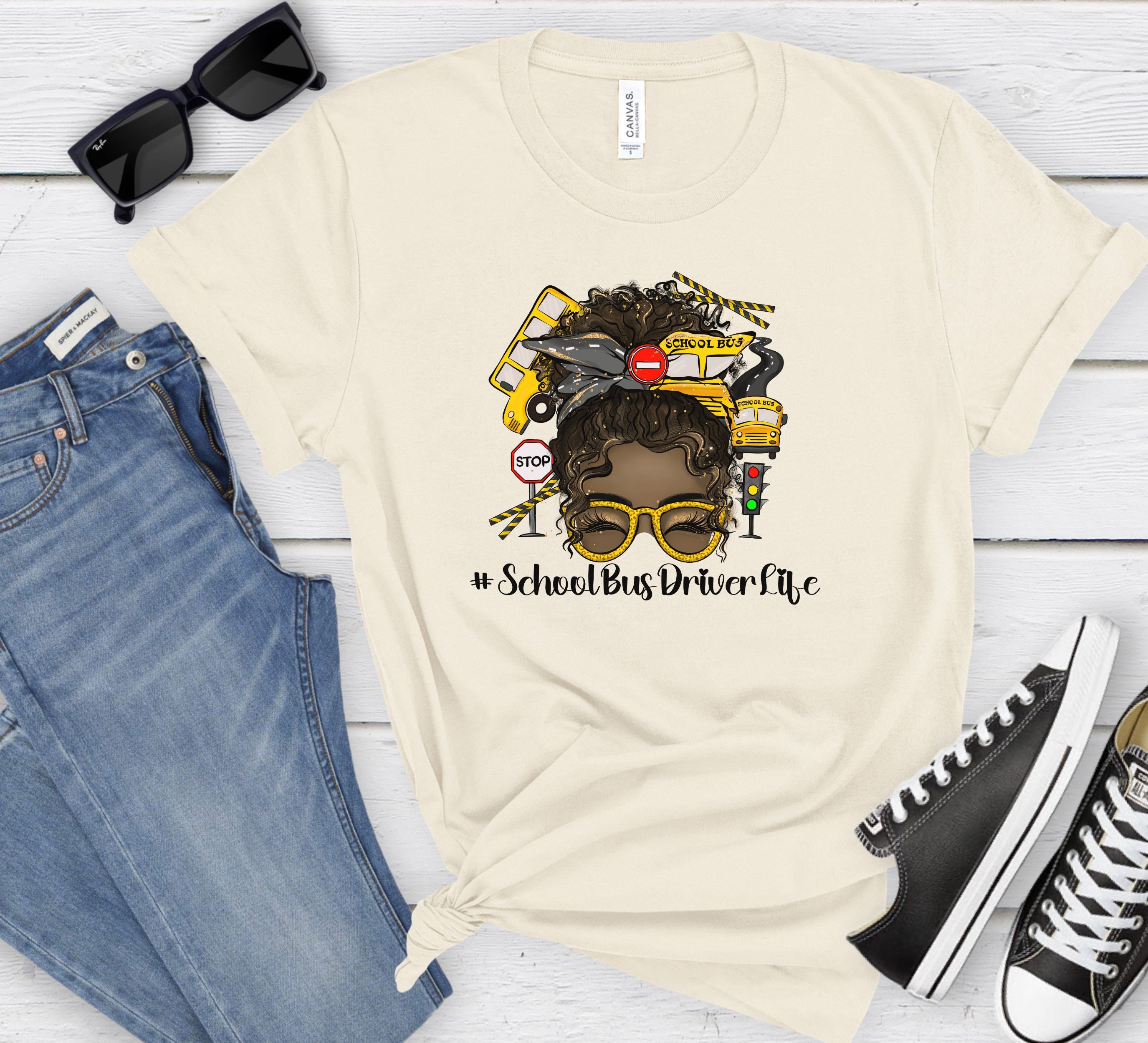 School Bus Driver Shirt,funny T-shirt for Bus Driver,appreciation Gift ...