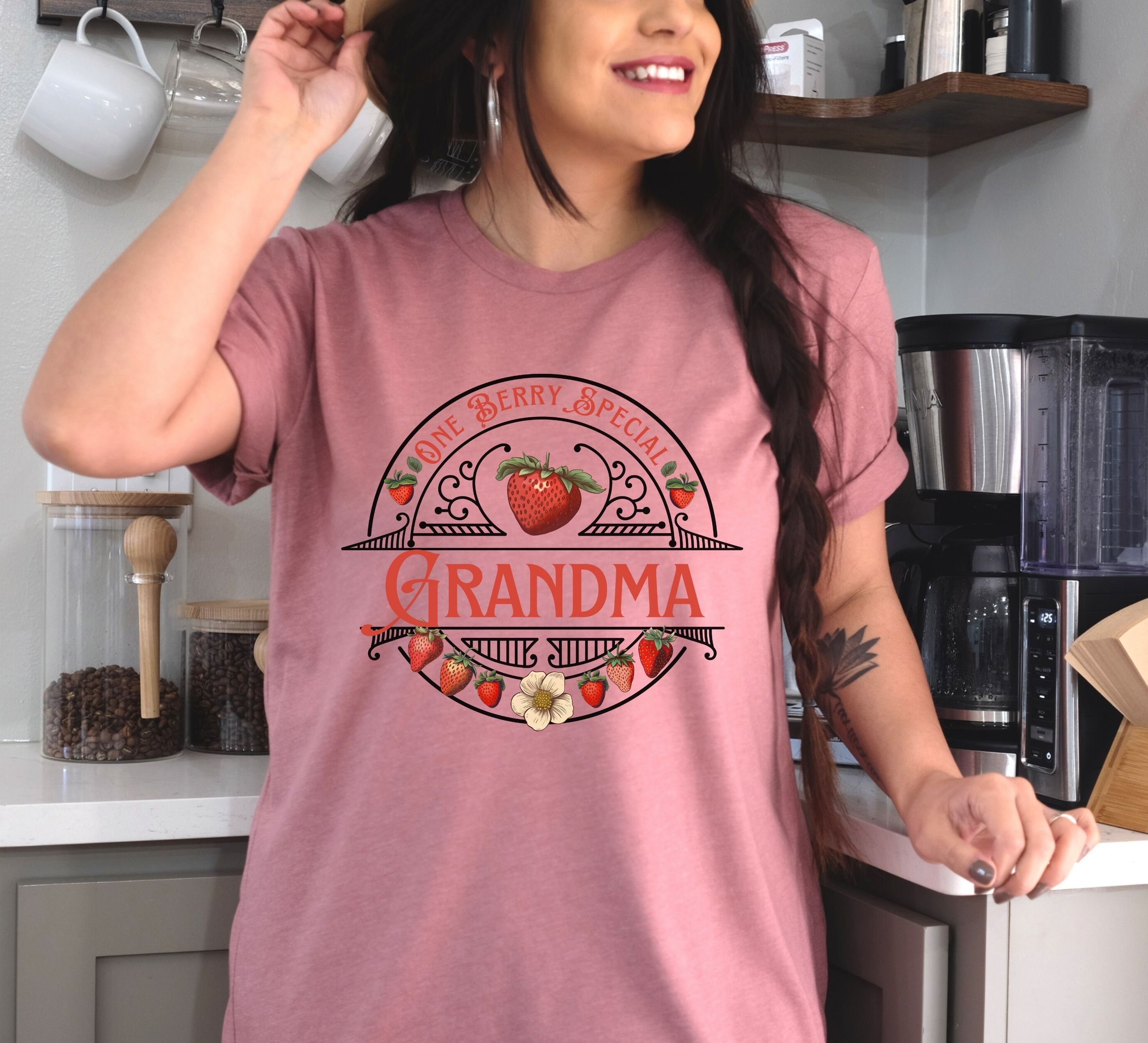 Grandma Strawberry Cottagecore Shirt,nana Gift,vintage Floral ...