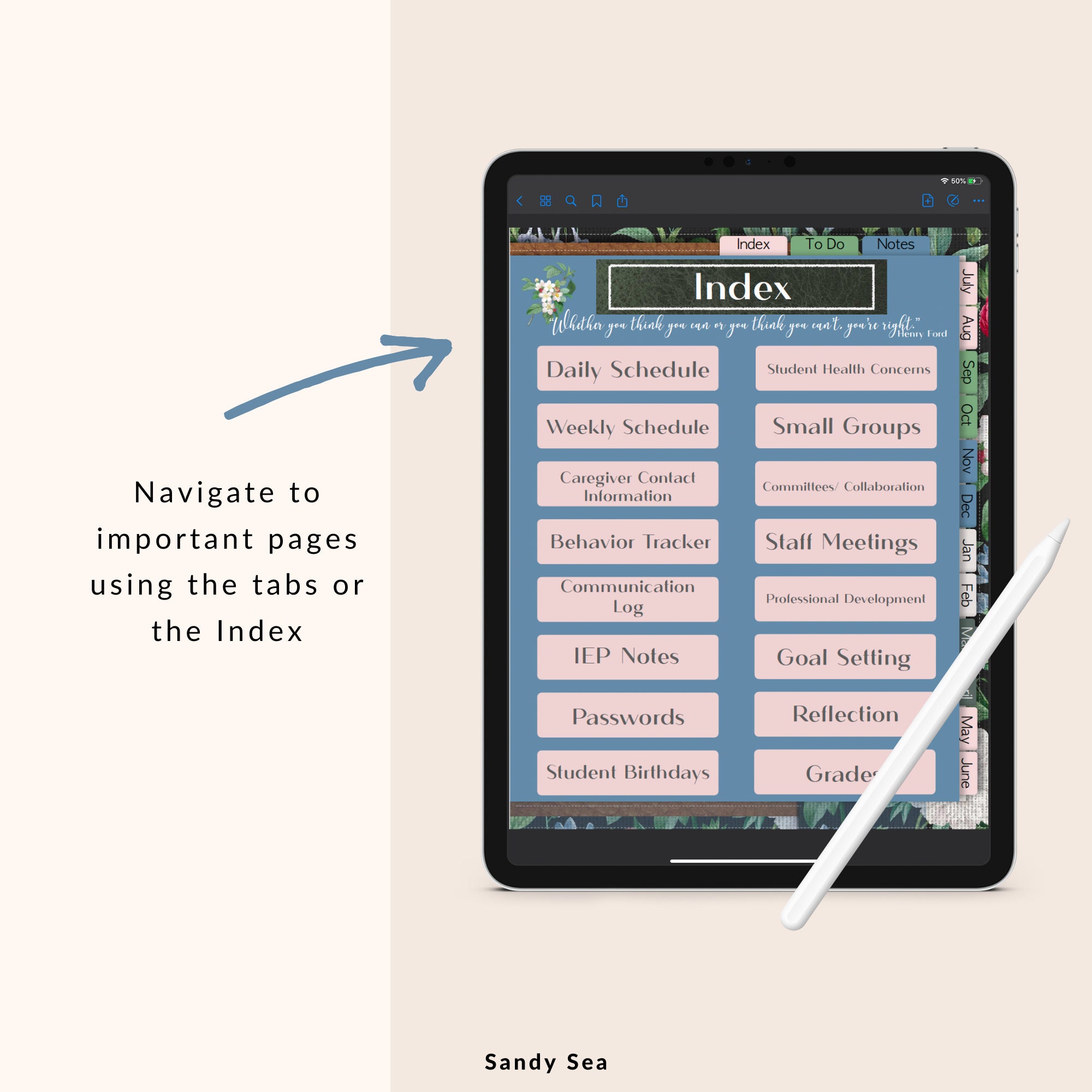 Digital Teacher Planner, Calendar, Lesson Plans, Gradebook, Staff ...