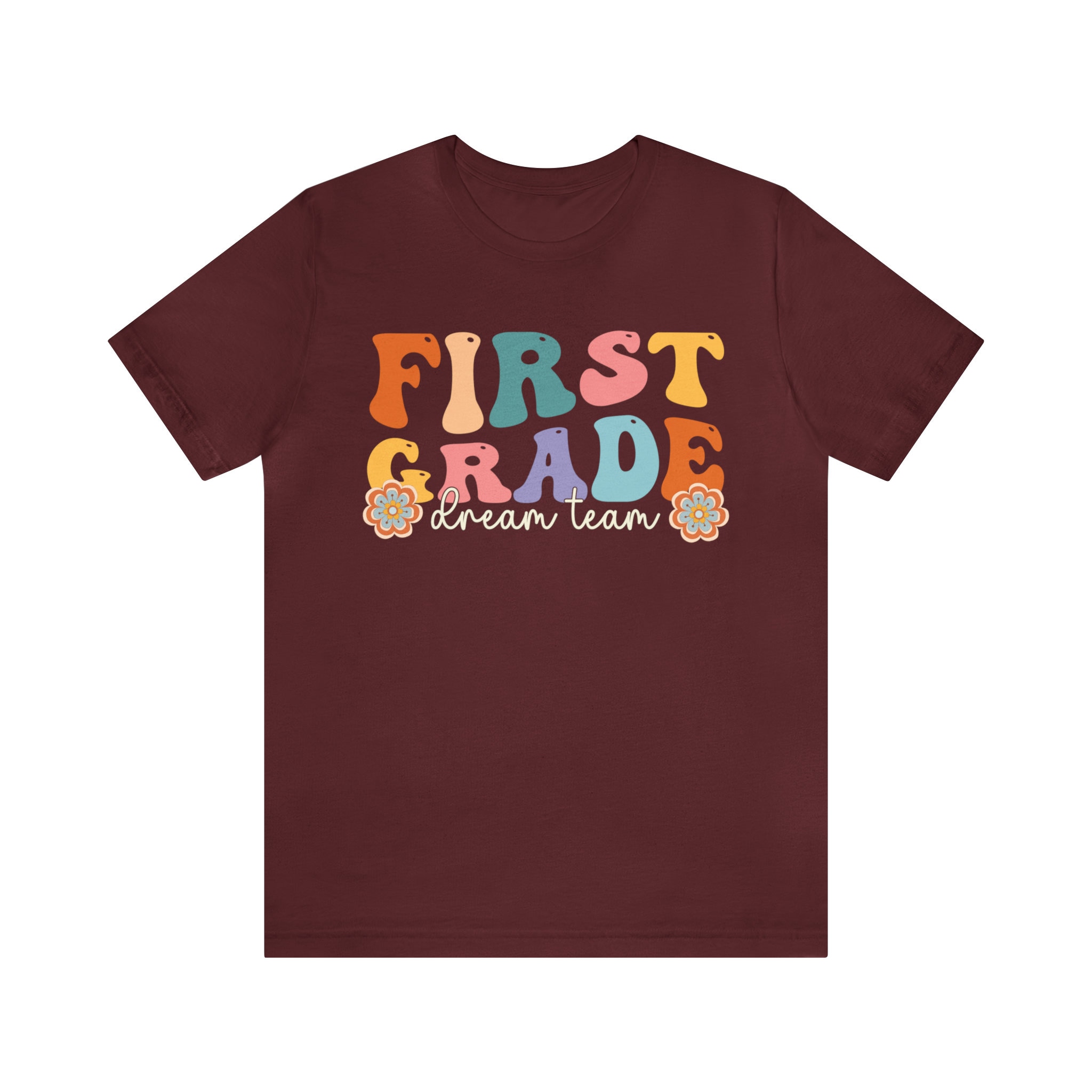 Retro First Grade Dream Team T-shirt First Grade Teacher - Etsy