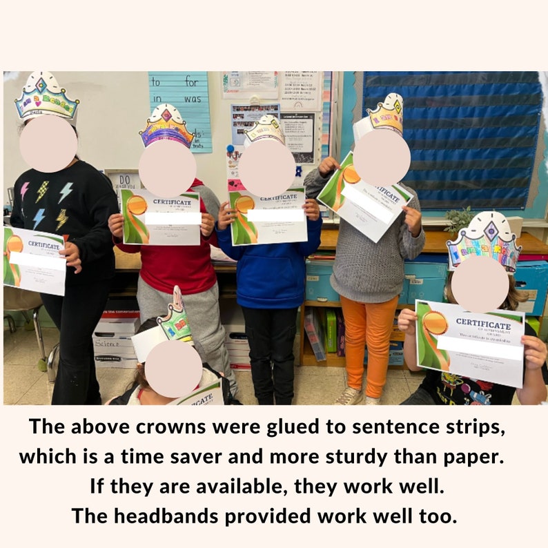 Last Day of School Crown Printable, DIY End of Year Paper Craft, Pre-k ...