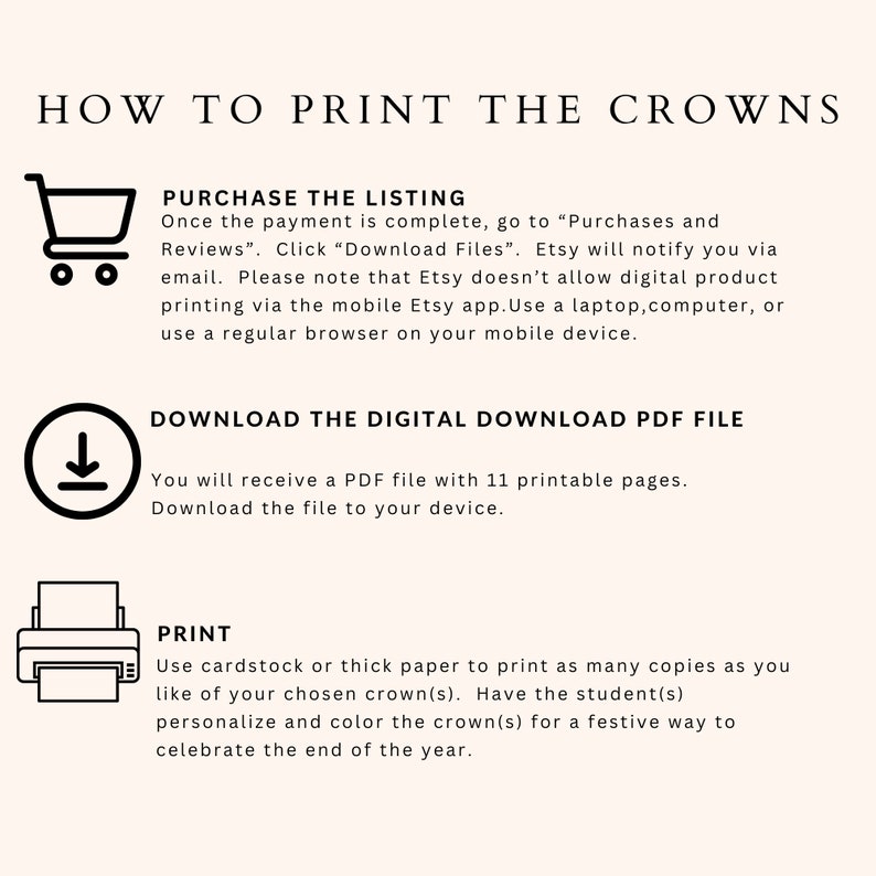 Last Day of School Crown Printable, DIY End of Year Paper Craft, Pre-k ...