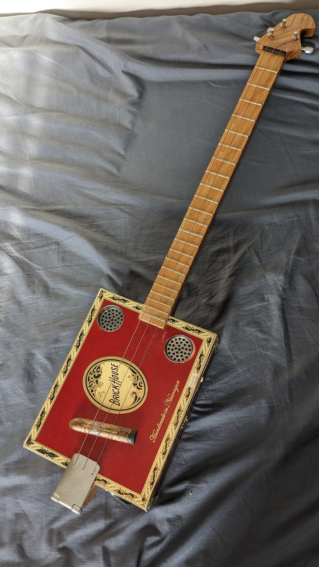 Brickhouse Electric Cigar Box Guitar - Etsy