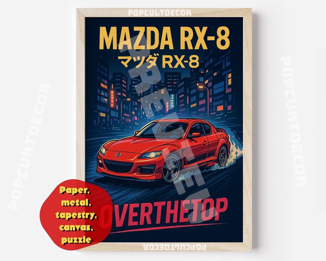 Legendary Rotary Car, Aesthetic Slogan, Sports Car Poster, JDM, Wankel ...
