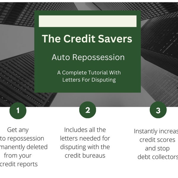 Repossession Letter - Etsy