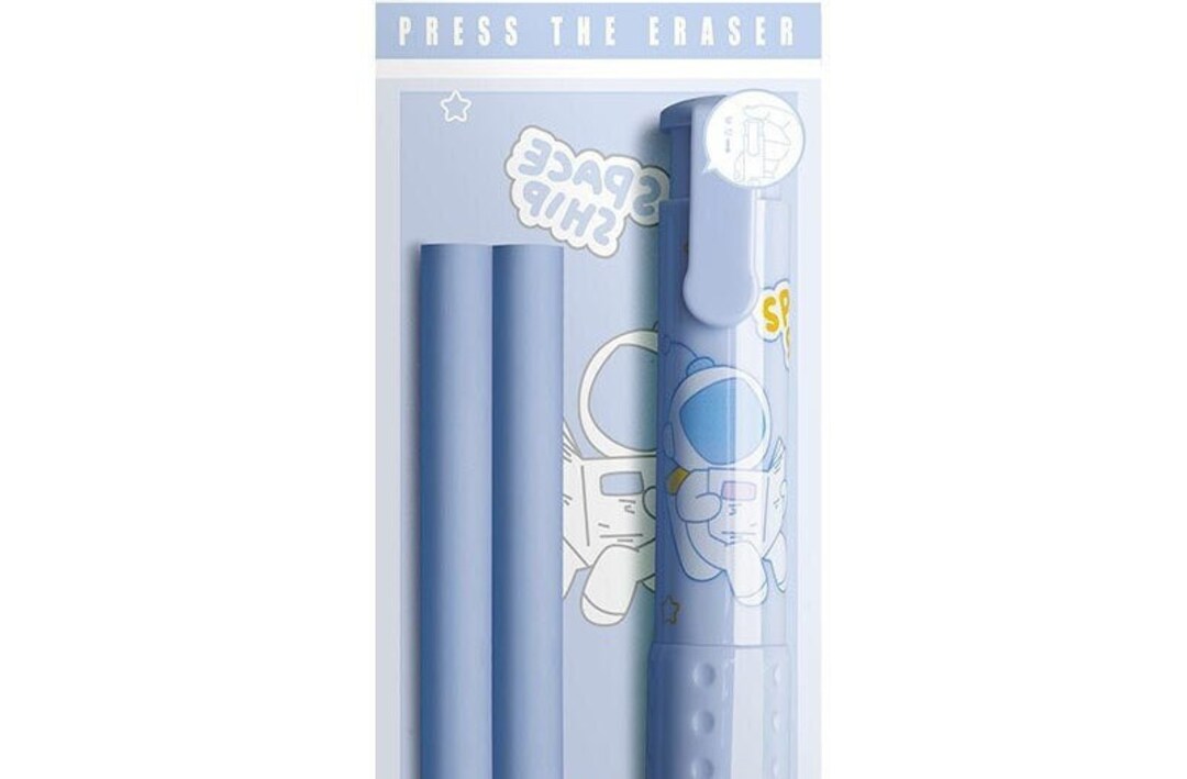 Astronaut Blue Retractable Eraser - Etsy