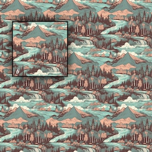 Vintage Seamless Nature Patterns - Mega Bundle | Digital Download - 100 ...