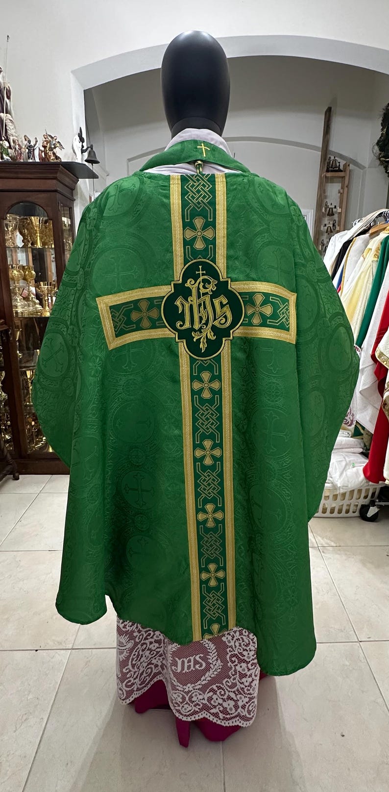 Green Gothic Chasuble and Stole Set - Etsy