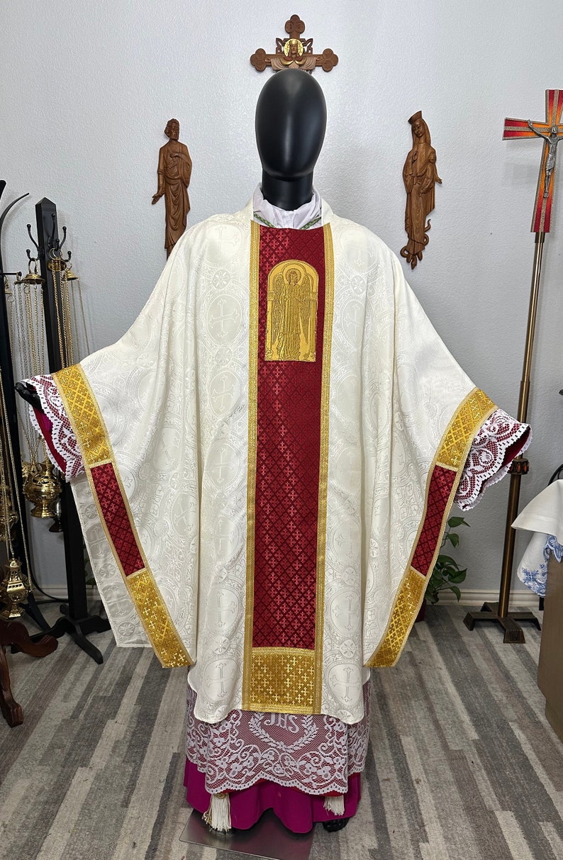 White Chasuble Set - the Angel of the Lord - Etsy