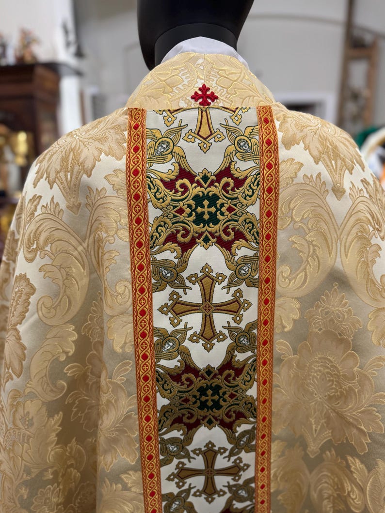 Gold Gothic Chasuble and Stole Set - Etsy