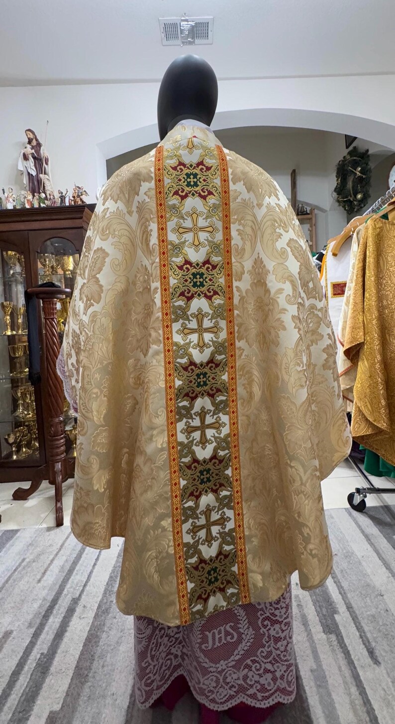 Gold Gothic Chasuble and Stole Set - Etsy