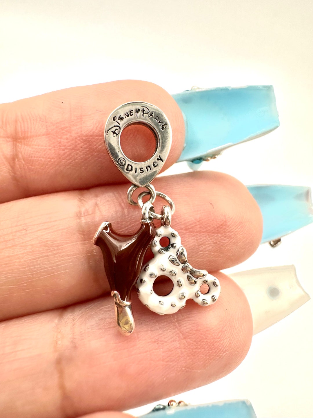 Pandora Mickey Mouse Ice Cream and Donut Dangle Charm S925 - Etsy