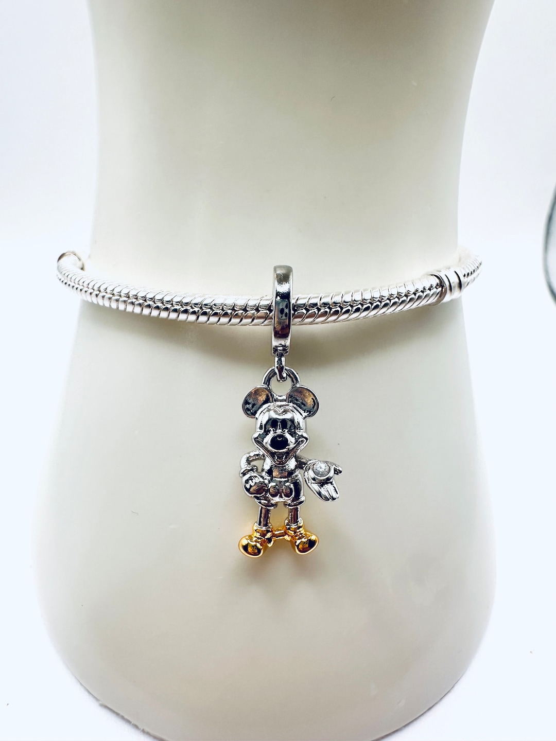 Pandora Disney 100th Anniversary Mickey Mouse S925 Charm - Etsy