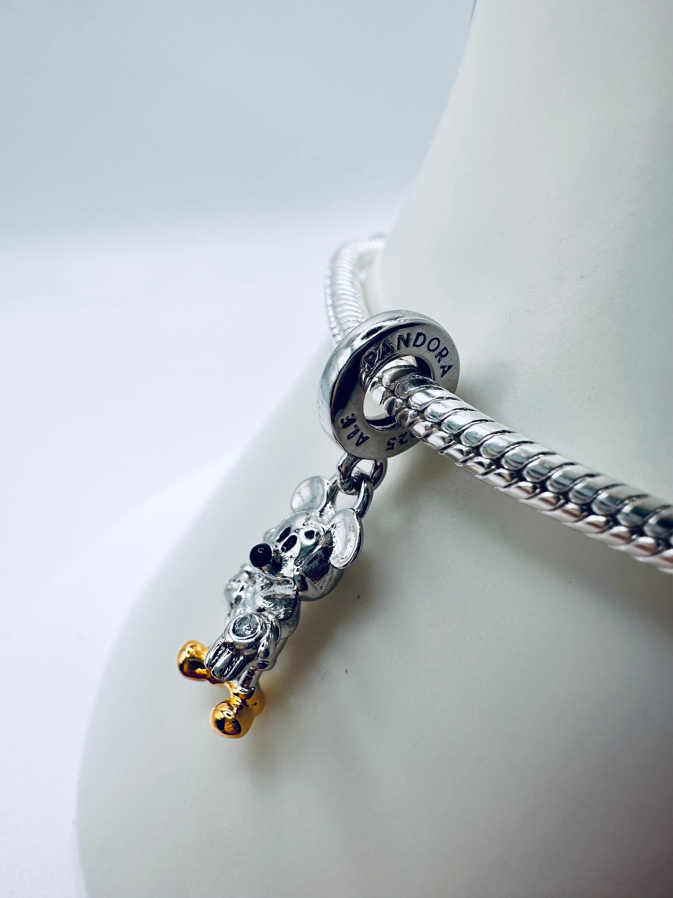 Pandora Disney 100th Anniversary Mickey Mouse S925 Charm - Etsy