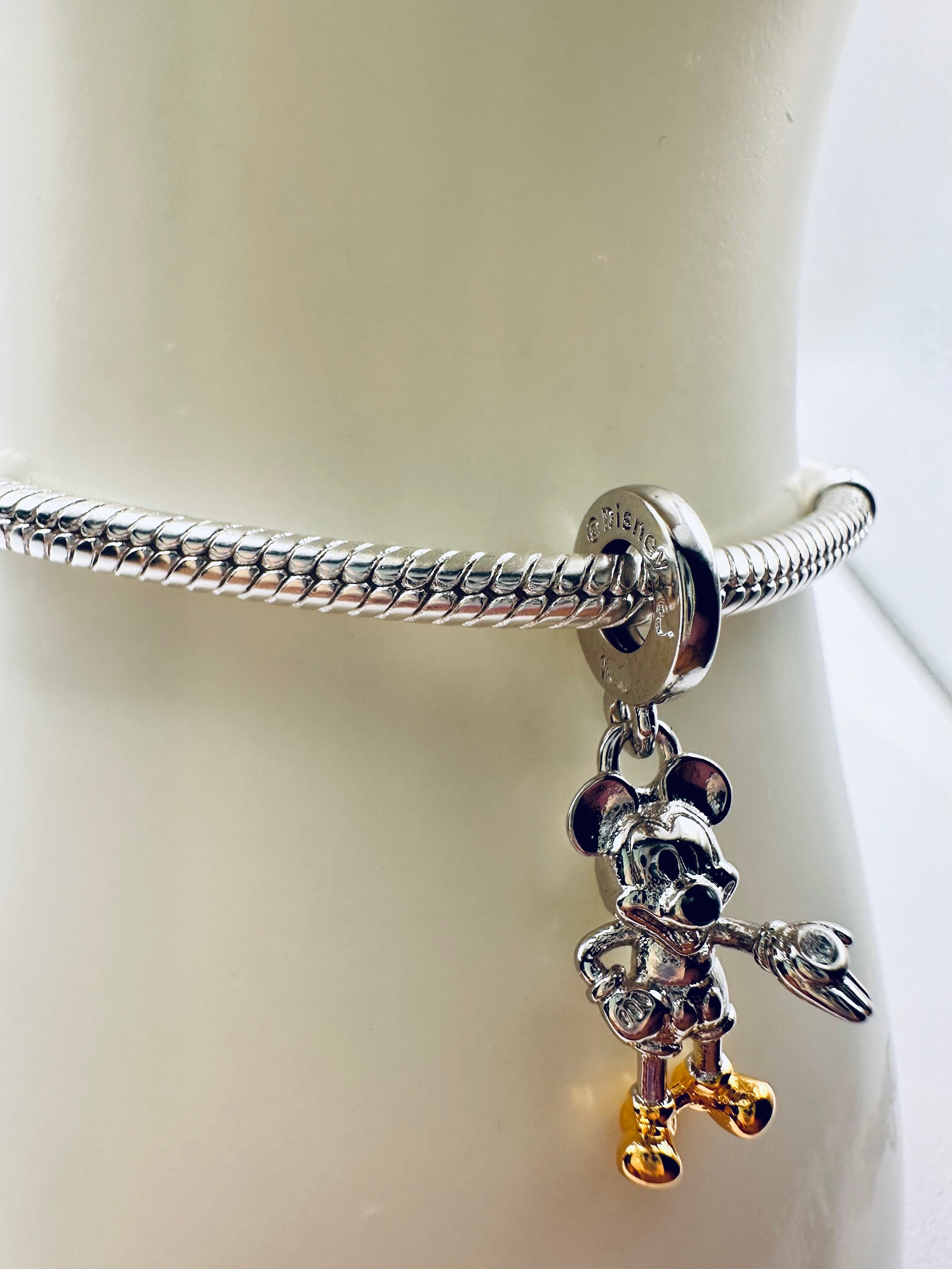 Pandora Disney 100th Anniversary Mickey Mouse S925 Charm - Etsy