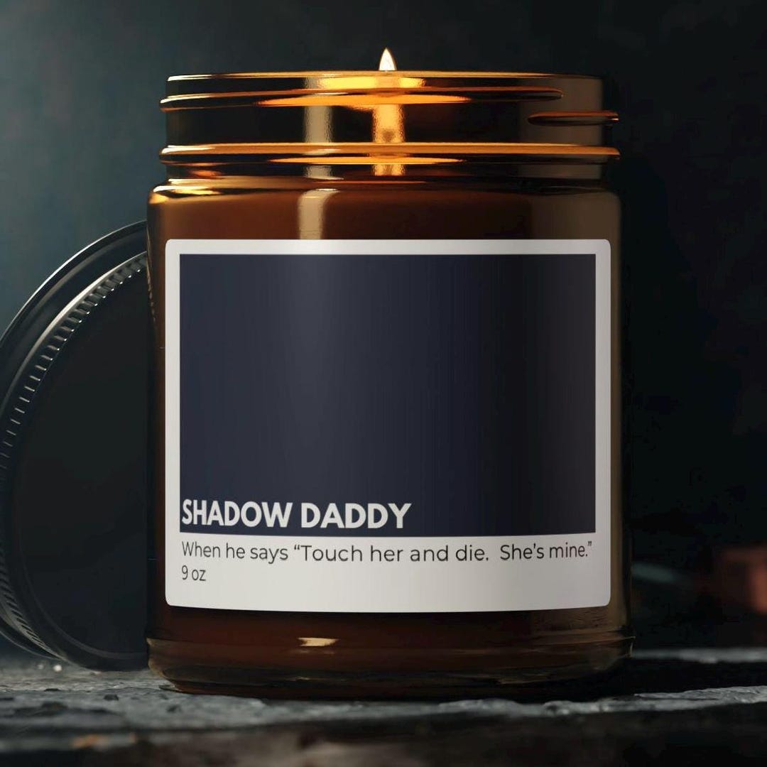 Shadow Daddy Candle | Touch Her and Die | Dark Romance Booktok Candle ...