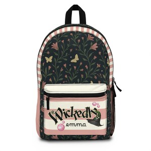 School Bag WICKED Backpack, Glinda And Elphaba Girls Backpack, Girls ...